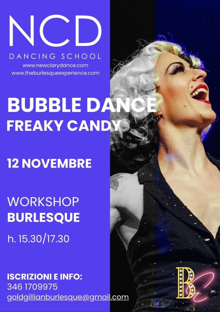 Workshop Burlesque @ Bubble Dance - Freaky Candy Burlesque